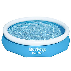 Bestway Fast Set 10’ x 26” Round Inflatable Pool Set