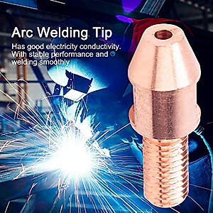 10Pcs Welding Contact Tip, Arc Welding Nozzle for Screw M12 Submerged Arc Welding Accessory Arc Welding Tip Welder Tool(0.4)