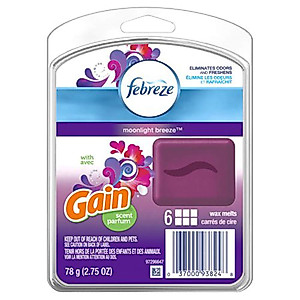 Febreze Wax Melts with Gain Scent, Moonlight Breeze, 2.75 oz