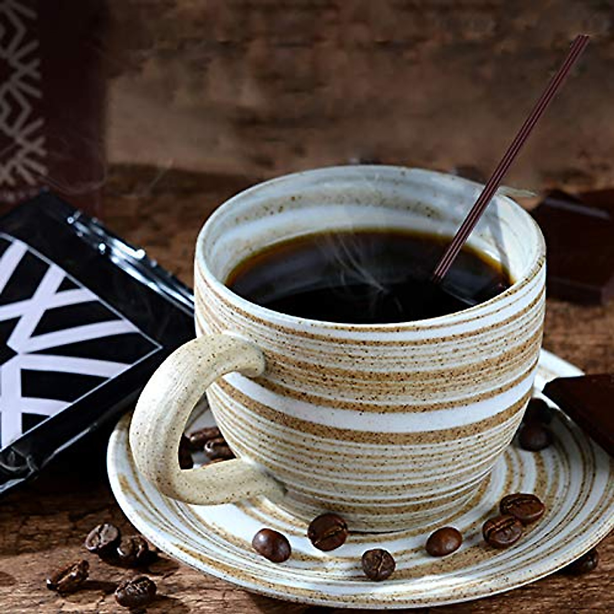 Coffee Stirrers Sticks 400 Individually Wrapped 6.7in，Disposable coffee straw stirring rod，Coffee Straw，Disposable Plastic Drink Stirrer Sticks Health and Safety Three-hole coffee straw