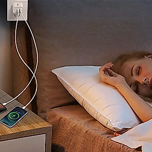 20W USB C Wall Charger Block, 2-Pack Fast Charging Block, Dual Port PD Power Delivery Type C Charger Adapter Plug Compatible with iPhone 14 Pro Max/13/12/11/Mini/SE X XS,Galaxy and More