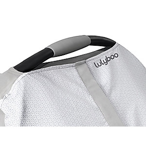 Lulyboo Baby Carrier and Baby Car Seat Cover - Stretchy and Breathable Carseat Canopy Fits All Infant Seats and Protects Your Child From Sun and Wind - Easy To Remove - Machine Washable