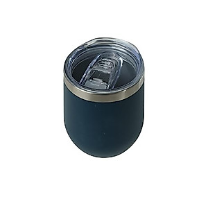 Sip+Sea Antiqua 12 oz Stainless Steel Ceramic Lined Wine Tumbler with Lid | Stemless | Double Wall Vacuum Insulated