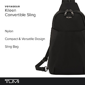 TUMI Voyageur Kileen Convertible Sling - Black/Gunmetal