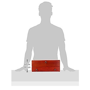 Reed & Barton Bristol Mahogany Finish Flatware Chest, 11.55 LB, Brown