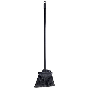 Winco Lobby Broom with Flagged Bristle and 30" Handle