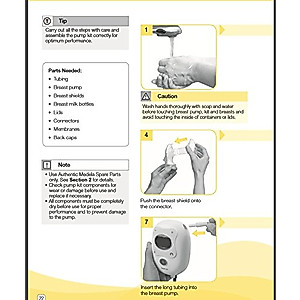 Medela Freestyle Spare Parts Kit, Breast Shield Connectors and Membranes, Extra Breast Pump Parts Designed Exclusively for Freestyle and Made Without BPA