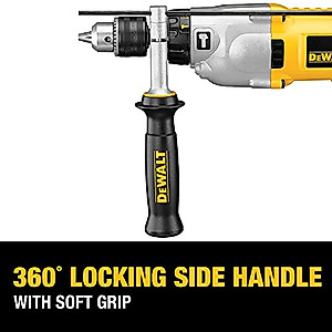 DEWALT Hammer Drill Kit, 1/2-Inch, 10-Amp, Pistol Grip (DWD520K )
