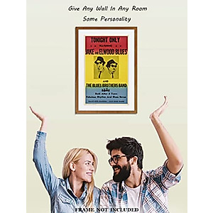 XIHOO The Blues Brothers in Concert Poster Frameless Gift 12"x 18" (30cm x 46cm)
