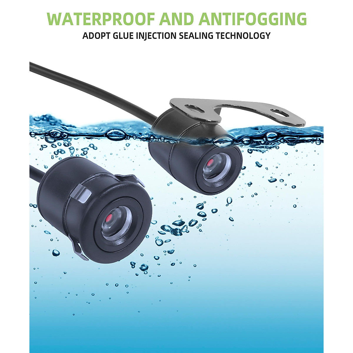 RACOONA Backup Camera,Backup Camera for Car,Back Up Camera,Car Accessories HD Night Vision Reverse Camera Rear View Camera,170 Degree Wide View Angle Rear View Backup Camera for Car Truck SUV RV