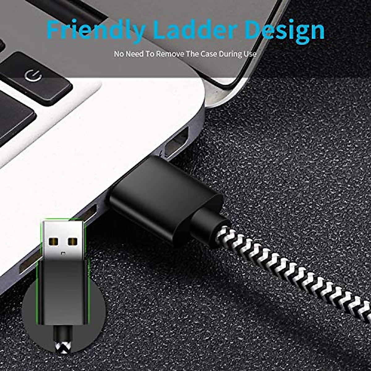 USB to 2-Male RCA Audio Aux Cable for PC Stereo Y Splitter Cord Jack Adapter Compatible with USB A Laptop, Linux,Windows, Desktops and More Device for Amplifiers, Home Theater, Speaker (6.6Feet)