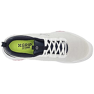 PUMA Golf Men's Fusion PRO Golf Shoe, Puma White-Puma Navy-for All Time Red, 13