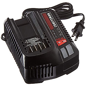 CRAFTSMAN V20 Battery Charger, LED Charging Indicator, Compatible with all CRAFTSMAN V20 Power Tool and Outdoor Tool Batteries (CMCB104)