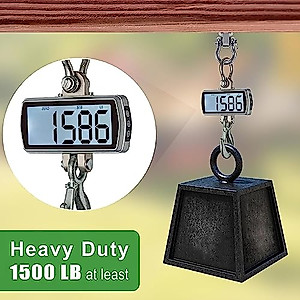 SELEWARE Heavy Duty Stainless Steel Swing Hangers with Bearings, 2-Pack - Quiet and Smooth Swivel Hooks for Porch, Patio, Playground - Indoor/Outdoor Swing Set Hardware, 1500LB Capacity