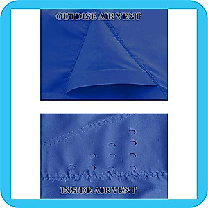 SBU Blue Boat Cover Compatible for Regal 1900 BR/1900 FASTRAC BOWRIDER W/SWPF 2015, Travel Storage Mooring