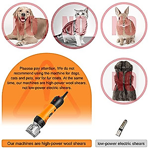 BEETRO Horse Clipper Electric Animal Grooming Kit for Horse Equine Goat Pony Cattle,500W Professional Horse Shears, with an Extra Set of Shearing Blades