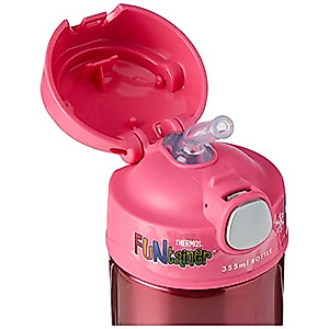 Thermos FUNtainer Straw Bottle, Pink, 355 ml