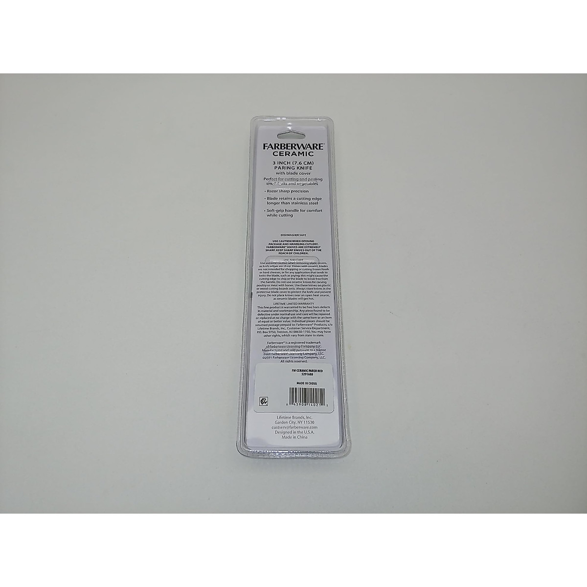 JL Missouri Parts & Misc. Faberware Ceramic 3" Paring Knife Professional Ceramic Blade With Cover