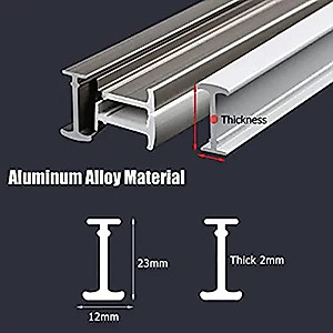 Shower Curtain Track Living Room Double Rods Curtain Track, Flexible Curved RV Bendable Track System Ceiling Or Wall Mount Bendable Curtain Rail For Living Room Bedroom Ceiling Track Set (Color : Wal