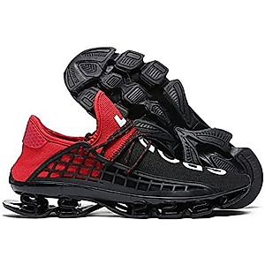 FUSHITON Womens Walking Running Shoes Athletic Tennis Non Slip Blade Type Casual Sports Fashion Sneakers Red