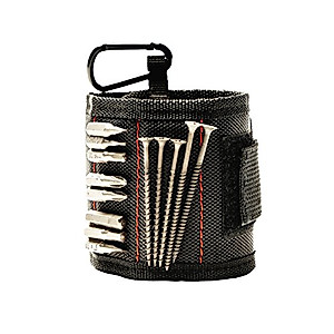 Magnetic Wristband with 10 Powerful Magnets and Carabiner – Tool Holder–Ideal Tool Gift for Men DIY Handyman Men/Women