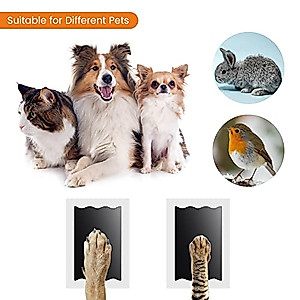 Nabance Paw Print Kit, Dog Nose Print Kit, No Mess Paw Print Stamp Pad for Dogs & Cats, 8Pcs Pet Paw Print Impression Kit with Photo Frames, Clean Touch Ink Pads, Nose Print Stamp Pad for Dogs