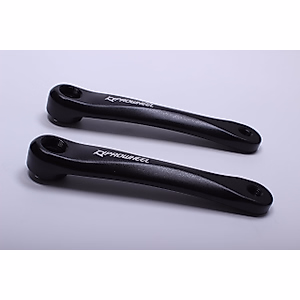 PROWHEEL Ebike Crank Arm Available in Square Hole,140MM/152MM/160MM/165MM/170MM/175MM Black Bike Crank Arm for Electric Bike,Mid Mounted Motor,Torque(1 Pair)