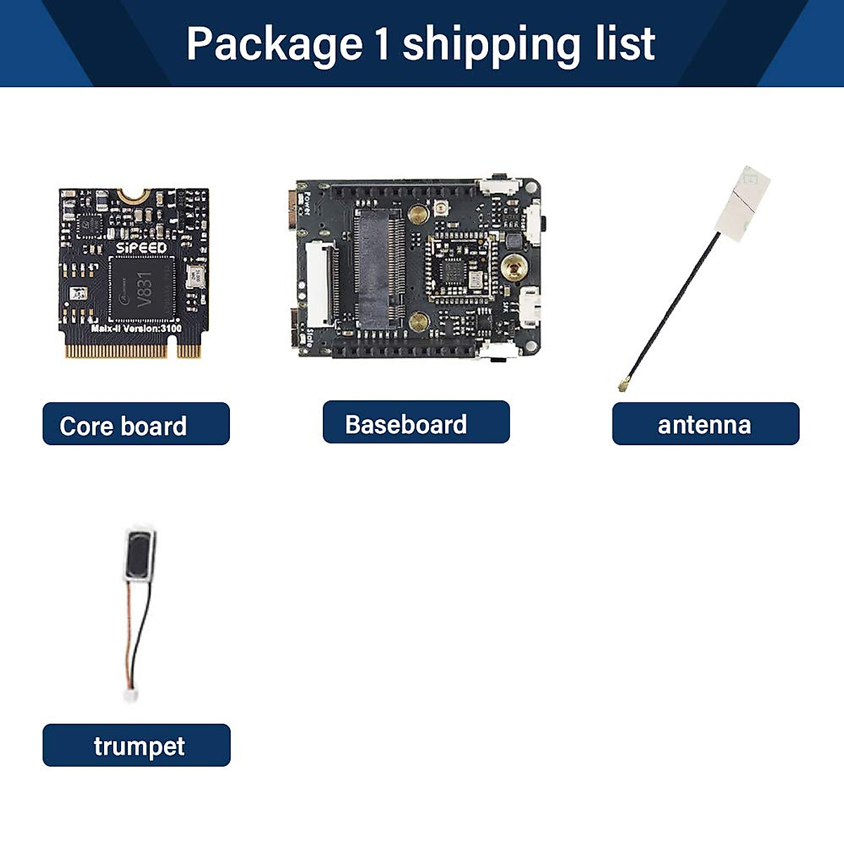 Sipeed Maix-II Dock Deep Learning AI+IOT Linux 1080P Vision Development Board