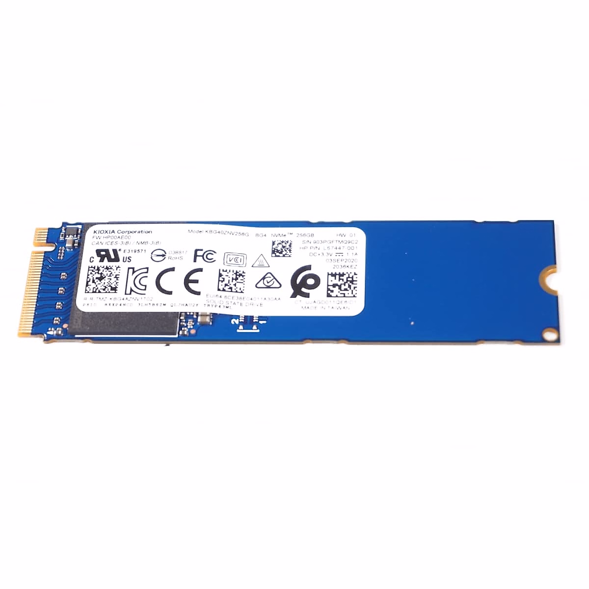 FMB-I Compatible with KBG40ZNV256G Replacement for Hp 256GB M.2 2280 PCIe NVMe Gen3x4 SSD Drive 15-DY1031WM