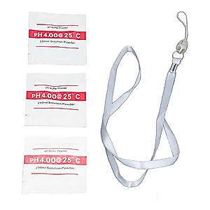 plplaaoo PH Meter, 0.1 High Accuracy,0-14PH Range,Digital PH Tester Pen, Portable Water Quality Tester with Lanyard,Easy to Calibrate Replacement Probe Water PH Tester Fits Household Drinking,Pool