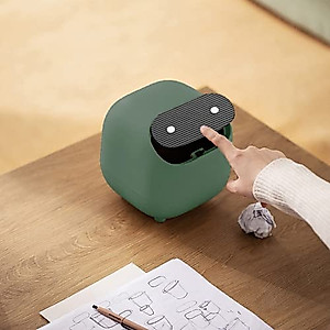 AIWE7D Small Desktop Trash Can with Lid for Desk Trash Cans Cute Mini Garbage Bin Green Press-top Wastebasket for Office Countertop Coffee Table Kitchen 0.5 Gallon