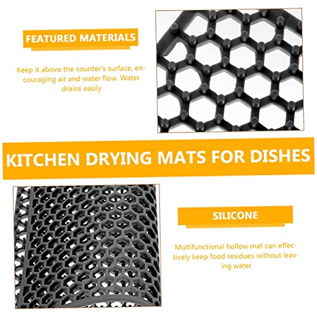 Silicone Table mat Under Sink Organizers and Storage Kitchen Sink Accessories countertop Under Sink mat Kitchen Sink mats Under Sink Storage placemat Silica Gel Pot Rack Dishes