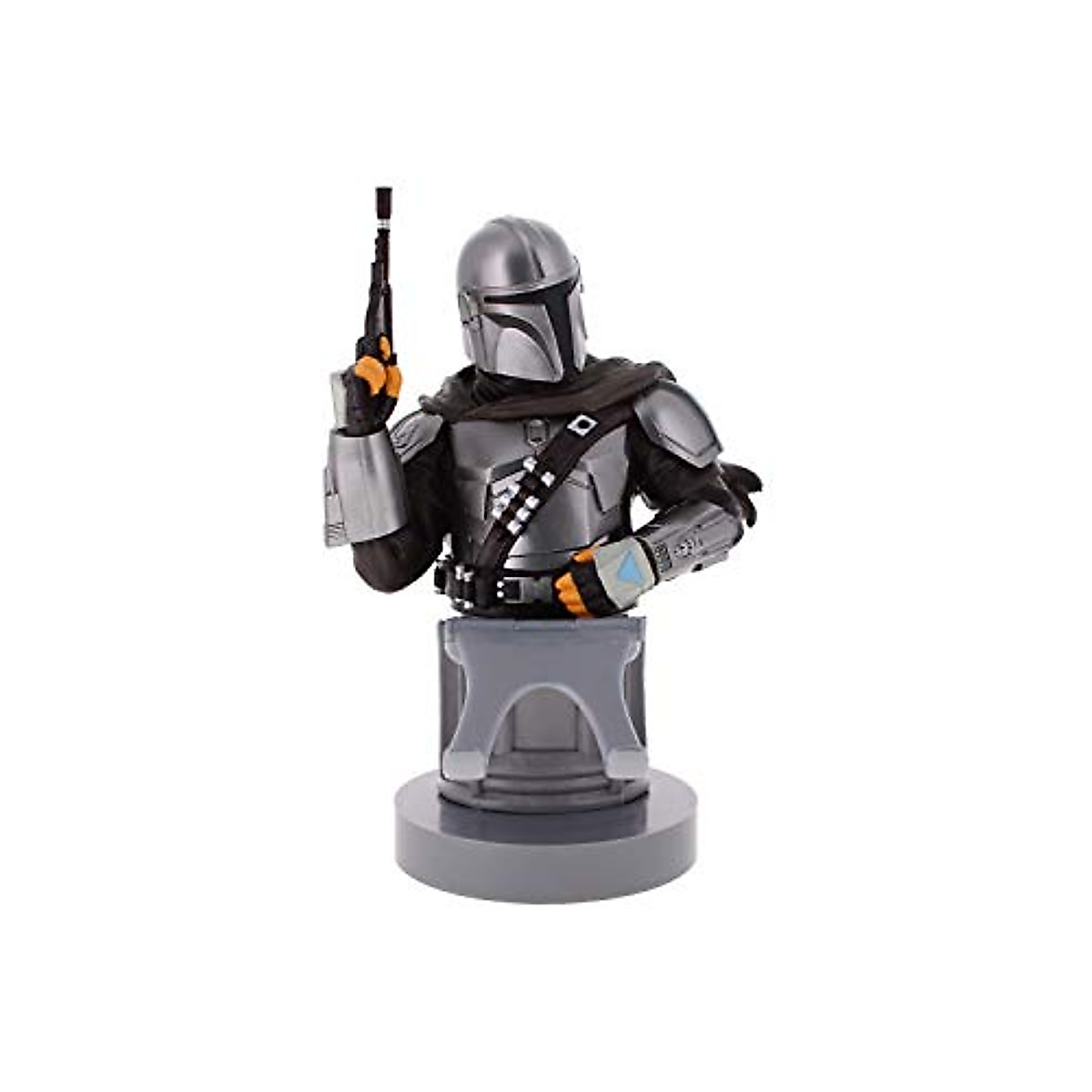 Exquisite Gaming: Star Wars: The Mandalarian - Original Mobile Phone & Gaming Controller Holder, Device Stand, Cable Guys, Licensed Figure