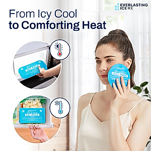 Reusable Hot and Cold Gel Ice Packs for Injuries - 7 Pack Variety Gel Ice Pack Set - Hot and Cold Therapy Solution for Injuries, Cold Packs for Pain Relief - Ice Packs for Injuries Reusable