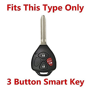 Rpkey Silicone Keyless Entry Remote Control Key Fob Cover Case protector Replacement Fit For Toyota 4Runner Corolla Matrix RAV4 Venza Yaris Pontiac Vibe Scion iQ tC xB xD HYQ12BBY MOZB41TG