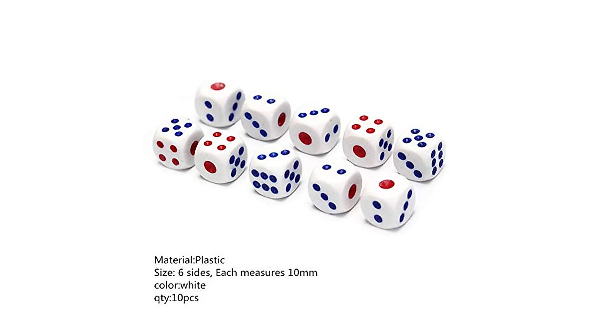 Giant 13 Inch Inflatable Dice Set for Outdoor Fun | 2-Pack