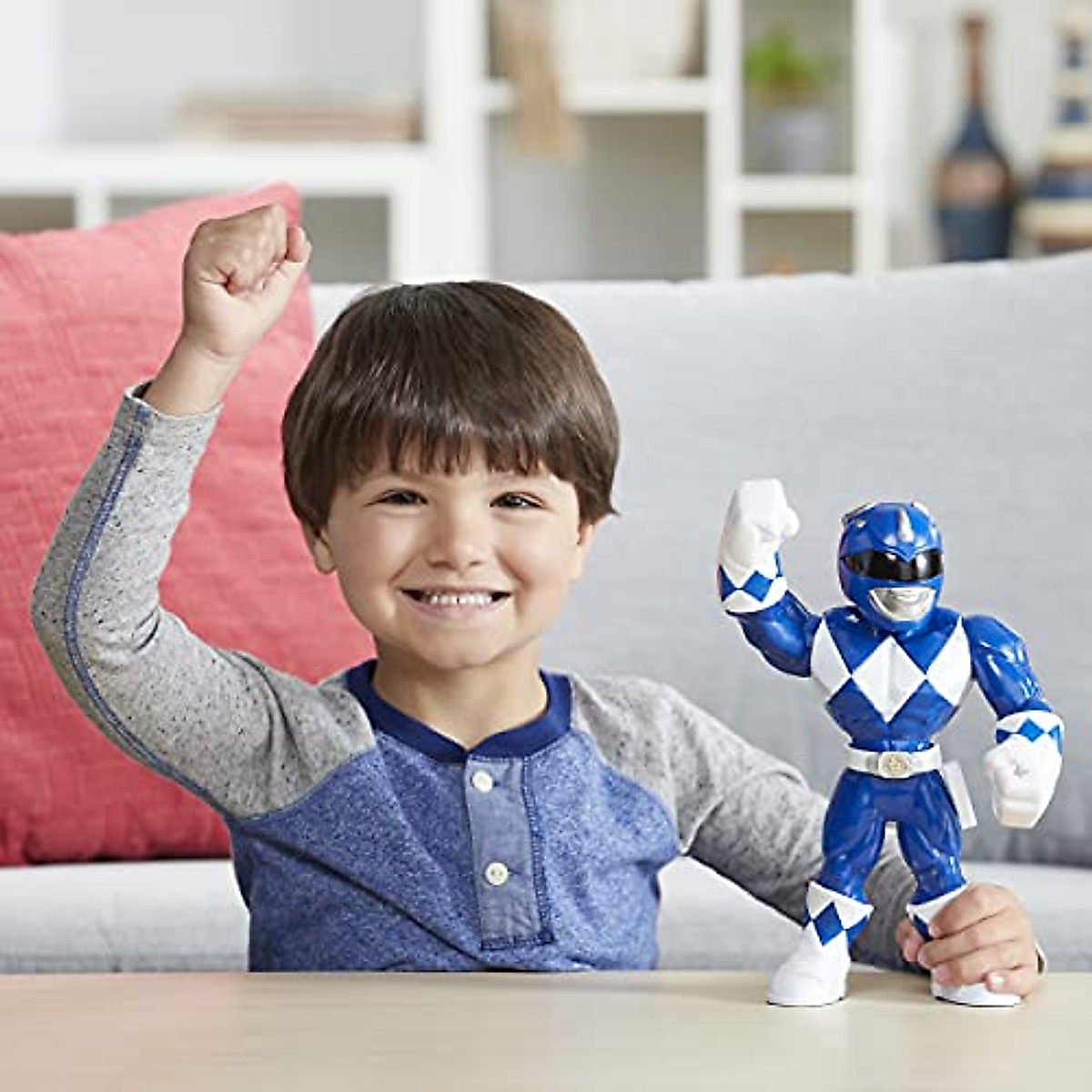 Power Rangers Playskool Heroes Mega Mighties Blue Ranger Brown/a