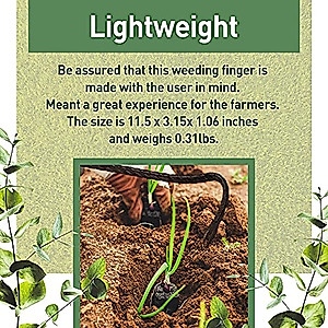 KROPEH Hand Weeding Weeder Tools Garden - with Ergonomic Handle - Dandelion Puller, Weed Removal, Pulling, Picker Tool for Gardening, Lawn, Farmland