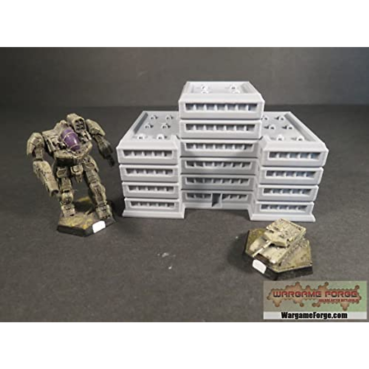 Military Command HQ 6mm/8mm Tabletop Terrain Compatible with Epic, Adeptus Titanicus, Hex Maps