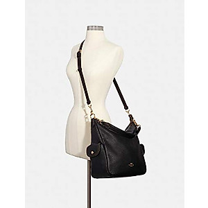 Coach Pennie Leather Shoulder Purse in Black - #6152