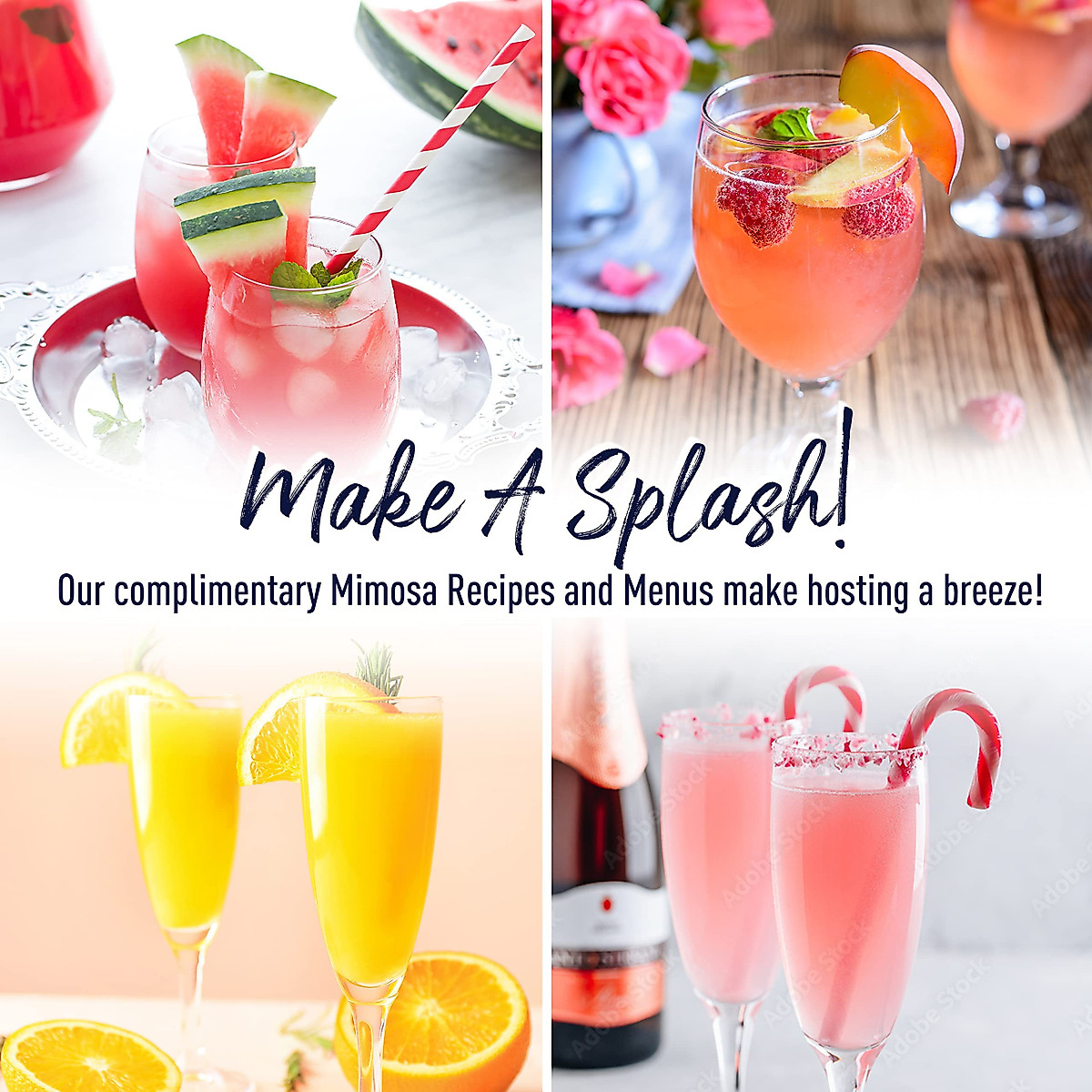 PRESTIGE Mimosa Bar Kit | Bubbly Brunch Decorations w/Greenery Mimosa Bar Sign & Gold Banners. Classy Bridal Shower Decorations, Momosa Bar Baby Shower Supplies, Rustic Birthday Party Brunch Decor Set