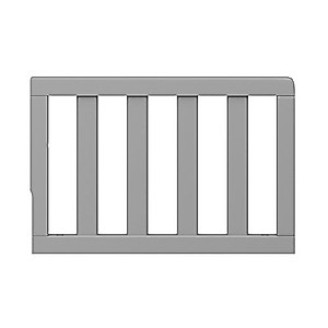 Graco Toddler Guardrail, Safety Guard Rail for Convertible Crib & Toddler Bed, Pebble Gray