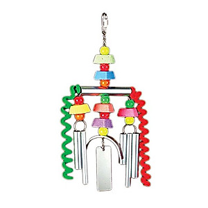 Prevue Pet Products Chime Time Monsoon Bird Toy 62156