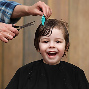 2 Pieces Kids Haircut Barber Cover Hair Salon Cape Waterproof Hair Cutting Cape 47.3 x 31.5 Inch (Classic Pattern)