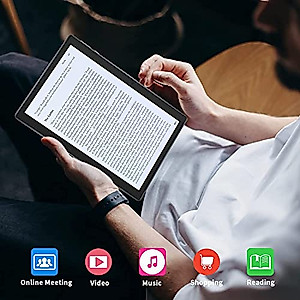 10 inch Android 11 Tablet,RAM 4GB ROM 64 GB with 128GB Expand, Octa Core Tablet,Google Certificated Tablet with IPS HD Touch Screen, 8MP Camera, 2.4G WiFi, BT, Long Battery Life(with Leather Case)