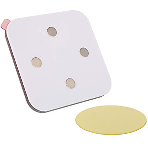 Kichwit Dishwasher Magnet Clean Dirty Sign Indicator with Running and Empty Options, Non-Scratch Strong Magnetic Backing, Residue Free Adhesive Included, 3.5 Inch, Silver