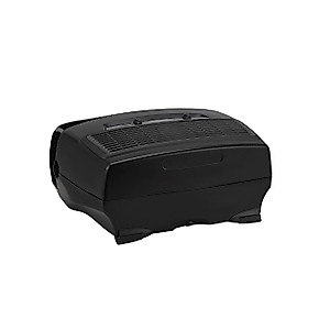 Holmes Desktop HEPA-Type , 3 Speeds plus Optional Ionizer small Air Purifier, HAP242B-U, Black