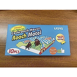 10-Pack Roach Trap Cockroach Trap, Roach Killer Indoor Infestation, Roach Motel, Roach Traps Indoor, Children & Pets Friendly(Light Green)