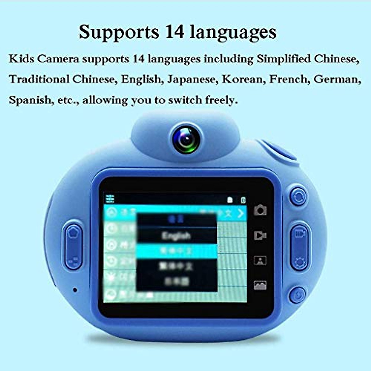 LKYBOA Children's Digital Camera - Baby Can Take Pictures Photography Male and Female Birthday Gift (Color : B)