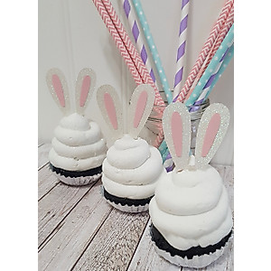 Bunny Ears Cupcake Toppers